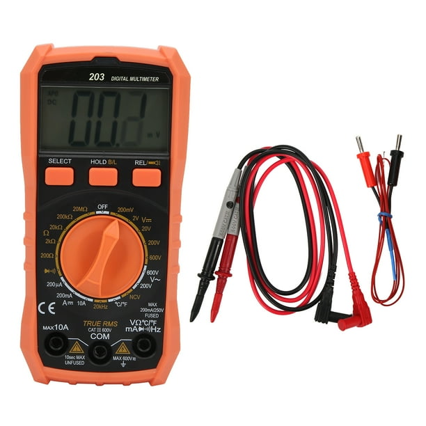ACDC Voltmeter,Large LCD Screen Digital Multimeter A DC Voltage Meter ...