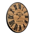Sirena Wood Round Farmhouse Wall Clock - Numerals - 24 Diameter ...