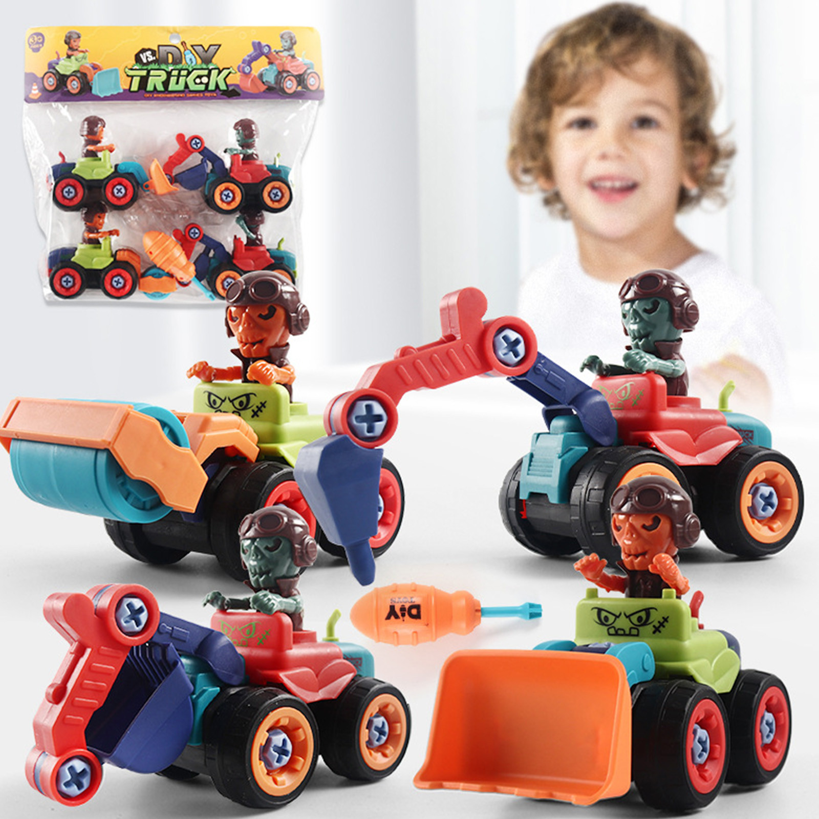 Black Friday Deals 2021 kids toys Disassembly Engineering Vehicle ...