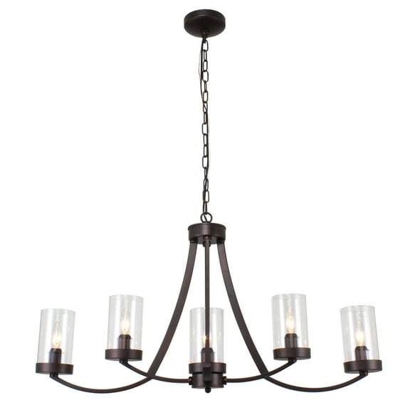 CHLOE Lighting AUDREY Transitional 4 Light Rubbed Bronze Ceiling ...