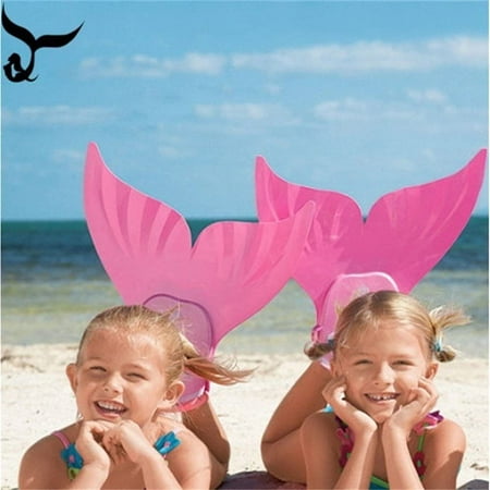 Mermaid Mono Fin Swimming Mermaid Flipper Tails for Girls Kids with ...