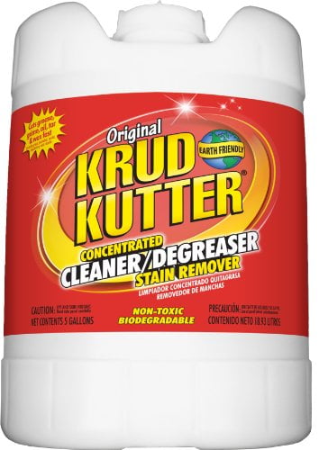 Krud Kutter KK05 Clear Original Concentrated Cleaner Degreaser/Stain Remover with No Odor, 5 ...