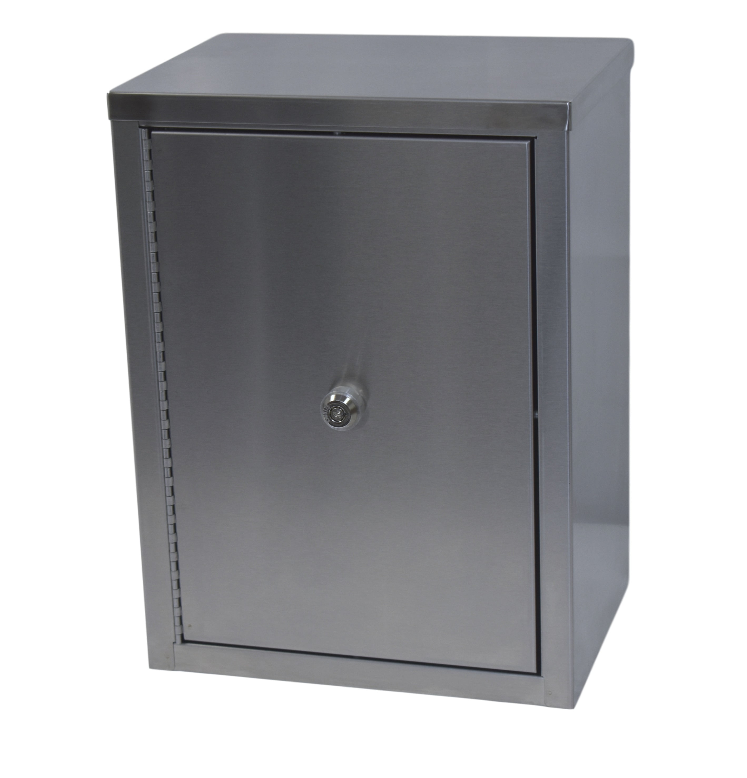 Omnimed Double Door Stainless Steel Narcotic Cabinet with 2 Shelves ...