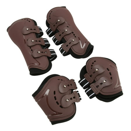 Horse Tendon Boots, PU Shell Tendon Fetlock Brace Guard Boots Horse Leg ...