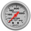 AUTO METER 4331 2IN WATER TEMP, 140-280F MECH, ULTRA-LITE - Walmart.com