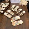 2026 New European and American Style Women's Leopard Print Closed Toe ...