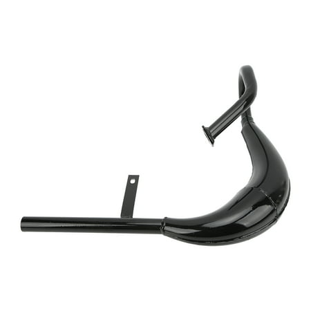 Engine Exhaust Pipe, Motorized Bikes Muffler Exhaust Pipe Black Fat ...