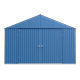 Arrow Elite Steel Storage Shed, 12x16, Blue Grey - Walmart.com