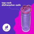 bubba Flo Duo Refresh Double-Walled Water Bottle in Purple, 24 fl oz ...