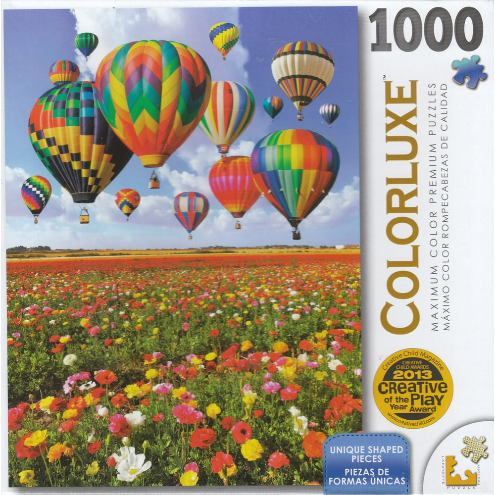 Colorluxe 1000 Piece Puzzle - Colorful Balloons - Walmart.com - Walmart.com