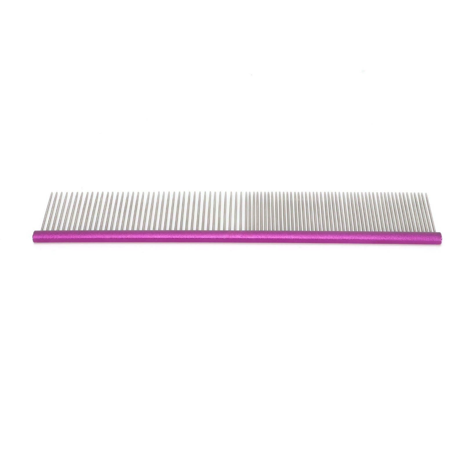 Pet Steel Comb Rounded Teeth Prevents Static Massages Skin Dog Grooming ...