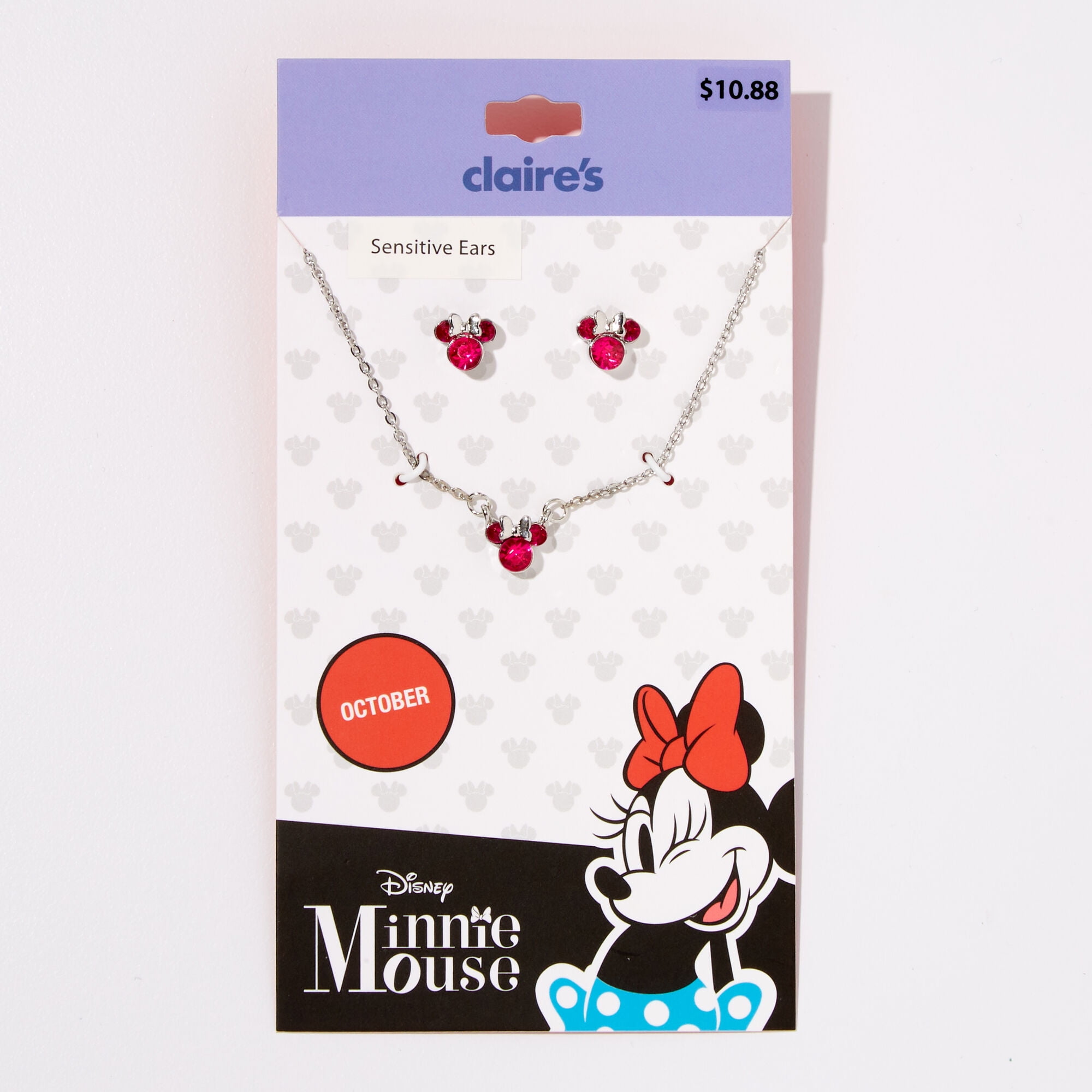 Click here for Claires Disney License Minni Mouse Gemstone Neckla... prices