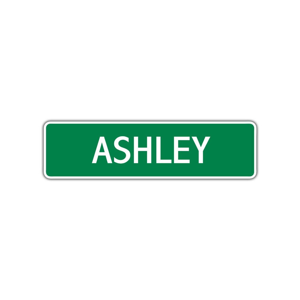 Ashley Girls Children Name Letter Printed Indoor Outdoor Unique Wall ...