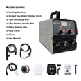 120A MIG Welder,3 in 1 Gas MMAM/TIG Welding/GMAM Compatible Aluminum ...
