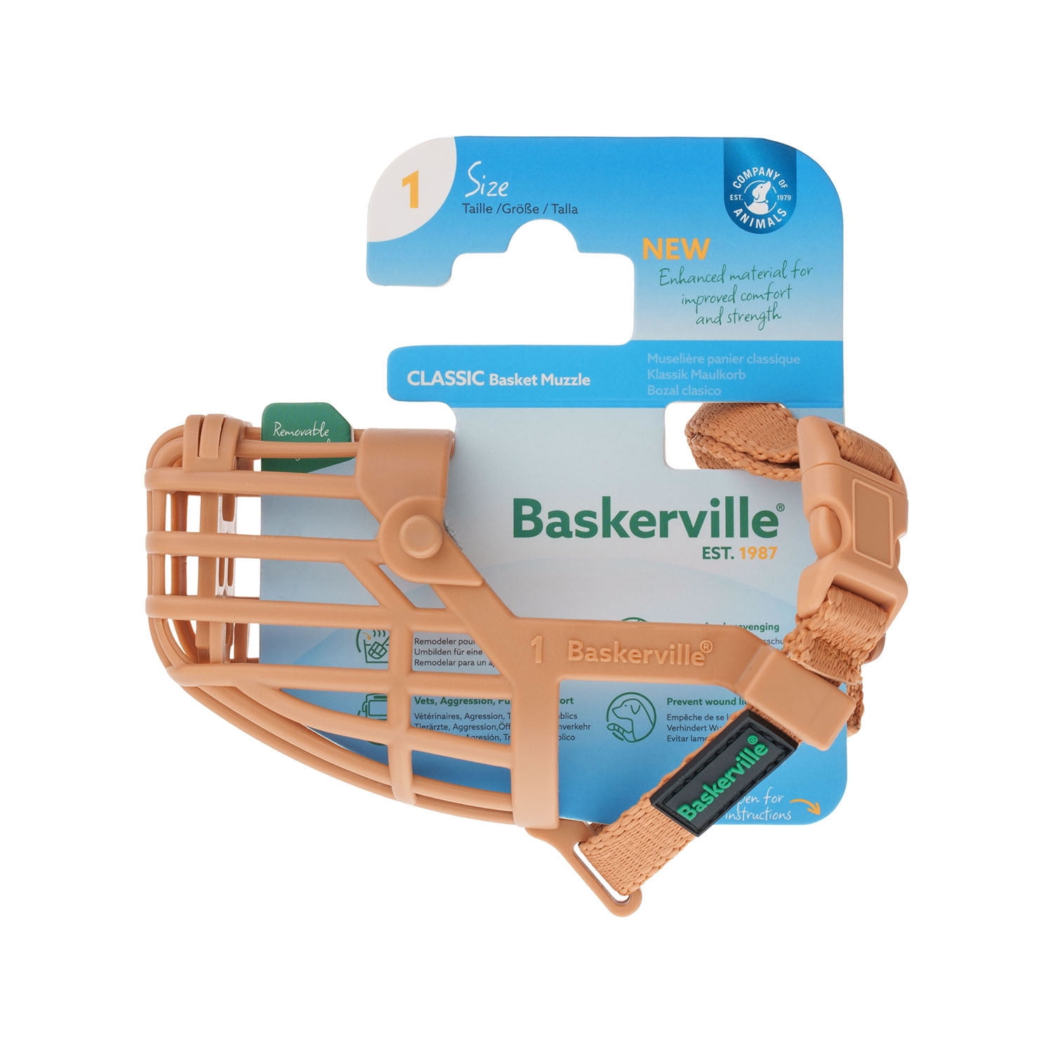 Click here for Baskerville Classic Basket Dog Muzzle prices