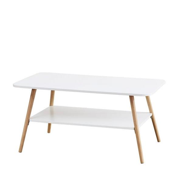 Mesa de Centro Rectangular para Sala e Interiores Mesita Minimalista ...