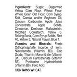 Malt-O-Meal Family Size Apple Zings Breakfast Cereal, 30 oz Resealable ...