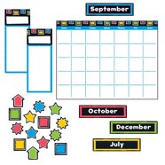 Woodland Friends Calendar Bulletin Board Set - Walmart.com