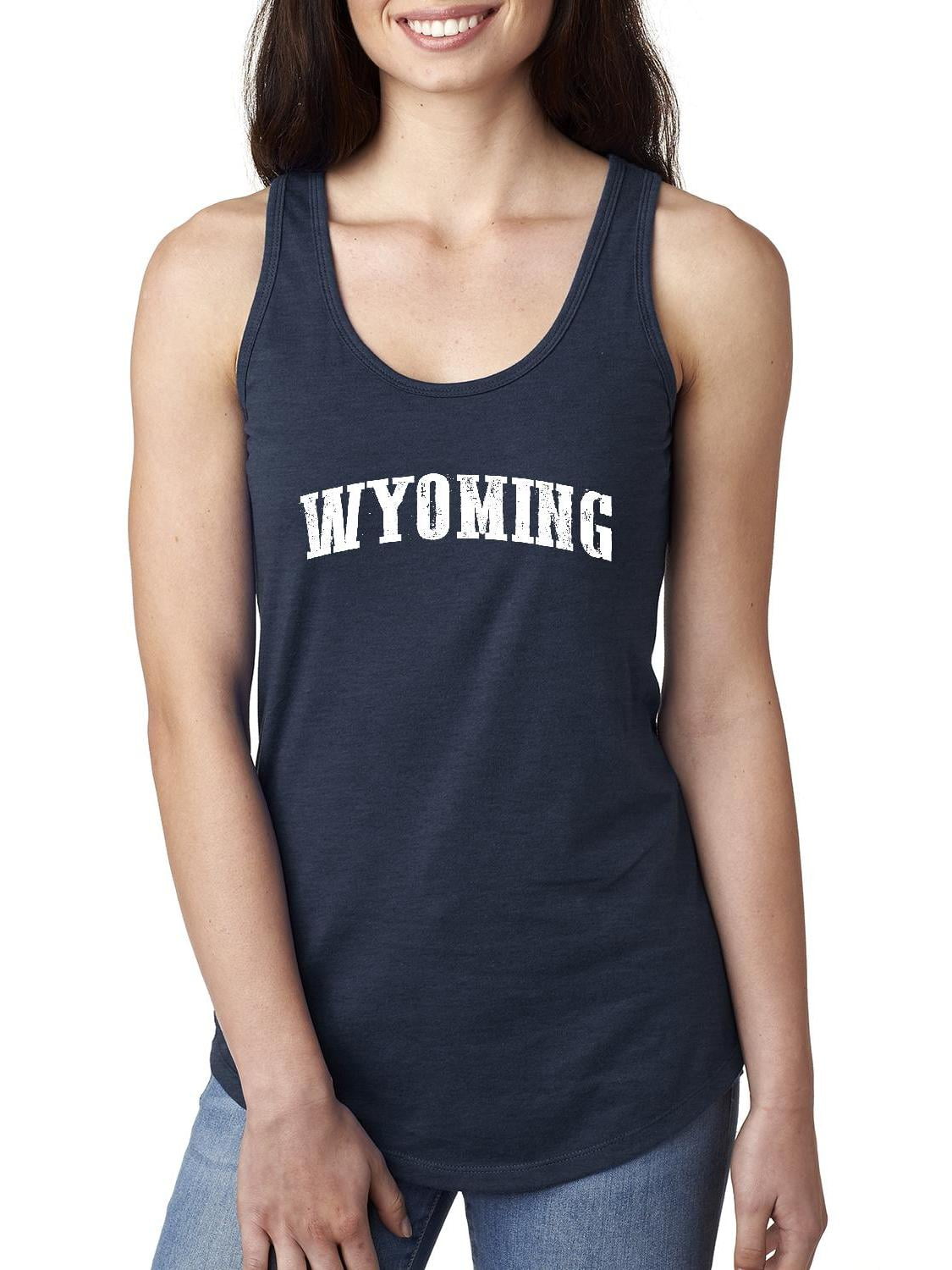 MmF - Women's Racerback Tank Top, up to Women Size 2XL - Wyoming ...
