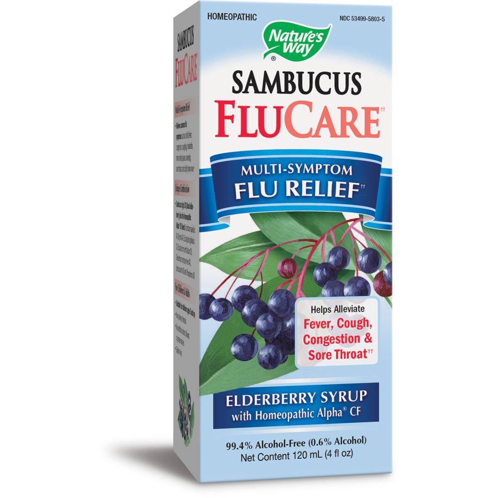 Nature's Way Sambucus FluCare Syrup, 4 Oz - Walmart.com - Walmart.com