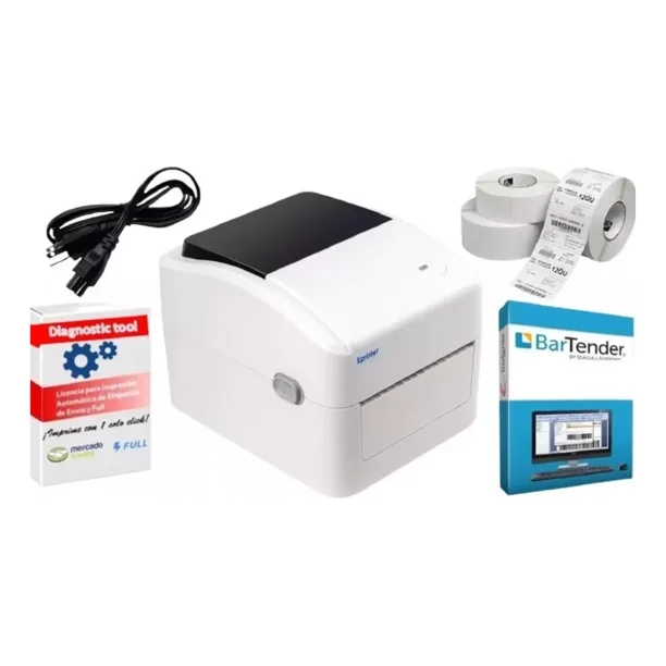 Kit Impresora Etiquetas Térmica Códigos Mercado Full Zait | Walmart en ...