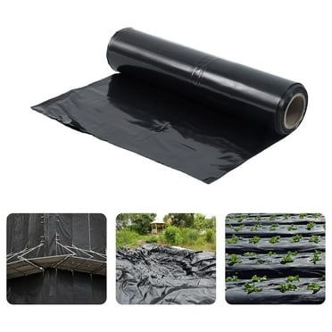Farm Plastic Supply - Black Plastic Sheeting - 10 mil - (2.5' x 100') - Black Plastic Tarp ...