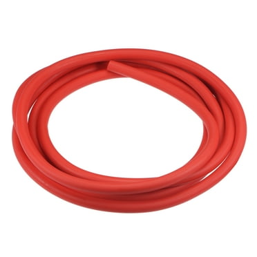 Uxcell Natural Latex Rubber Tubing 3mm ID 6mm OD 10ft Red Highly ...