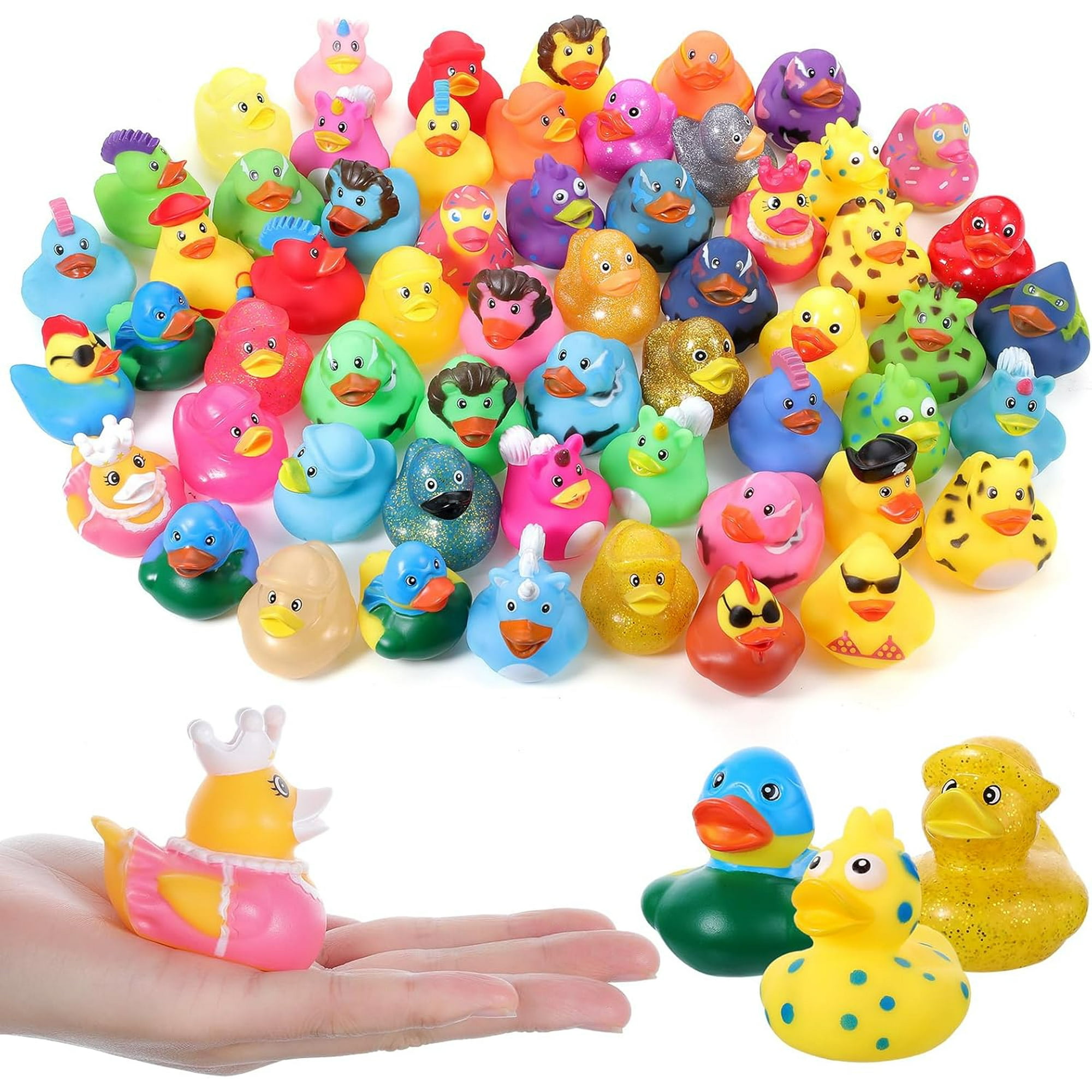 Click here for Ld Seller 30 Pcs Rubber Ducks Assorted Plastic Rub... prices