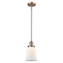 Large Bell Black Antique Brass 10-Inch LED Mini Pendant with Matte ...