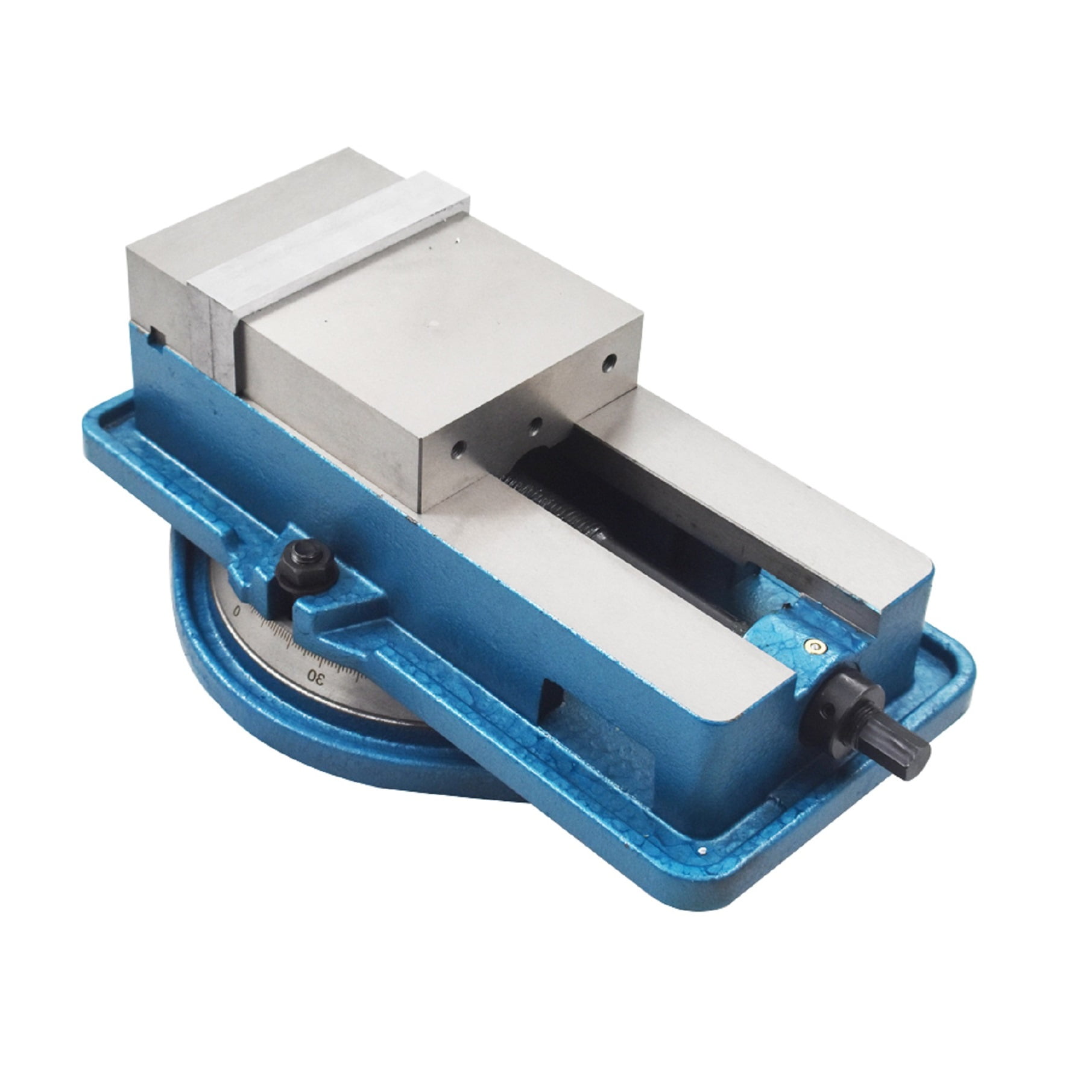 Precision Mill Vise 5in Anti-Jaw Lifting With Swivel Base for Milling ...