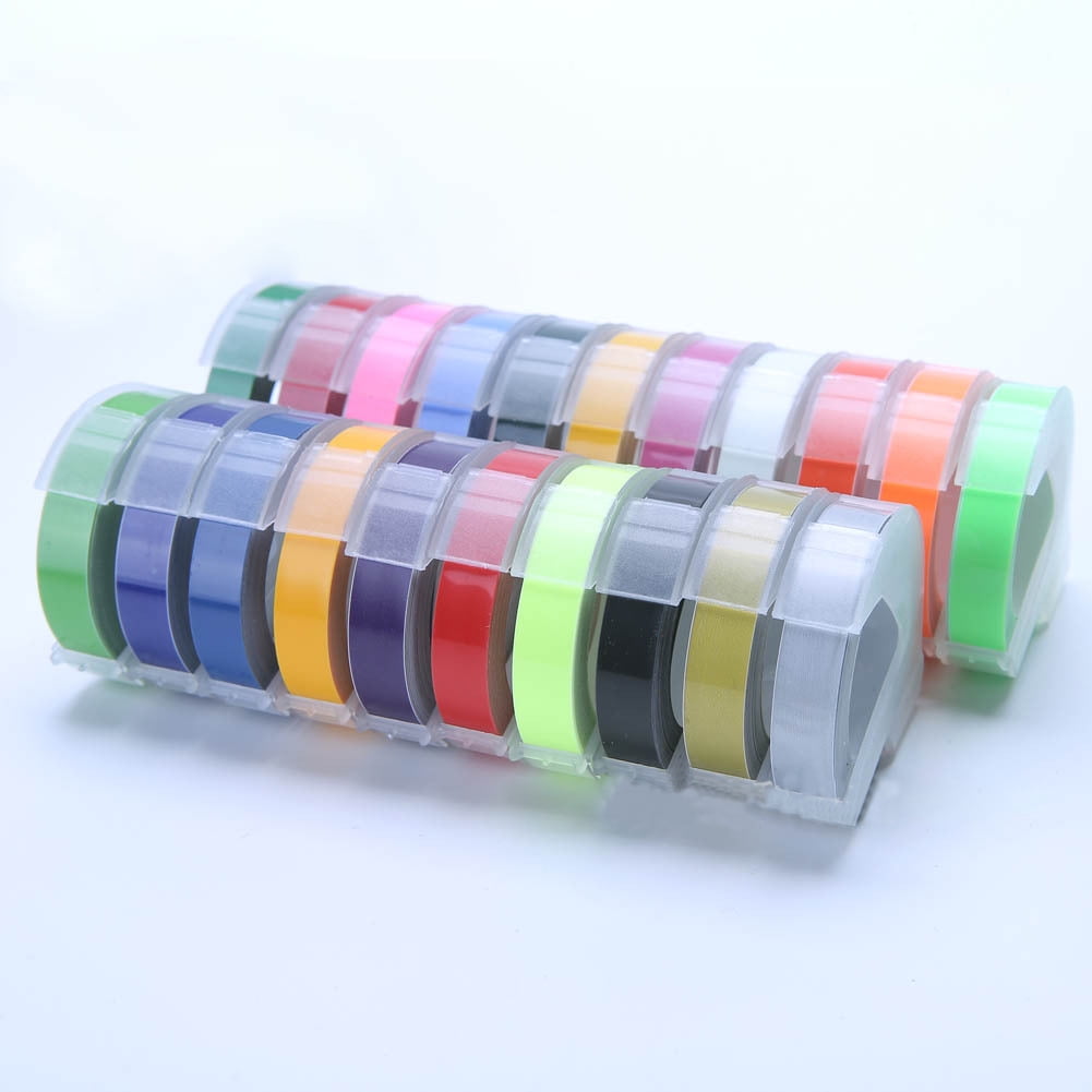 Mulanimo Label Maker Tape 9mm 3D Embossing Manual Operation Suitable ...
