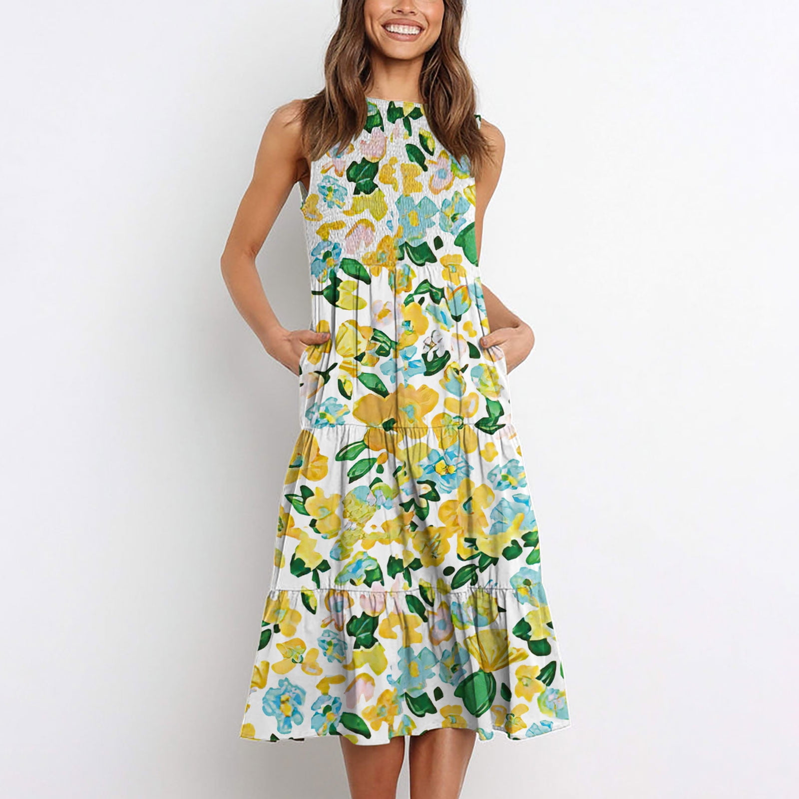Click here for Hkejiaoi Floral Dress For Women Discount Clearance... prices