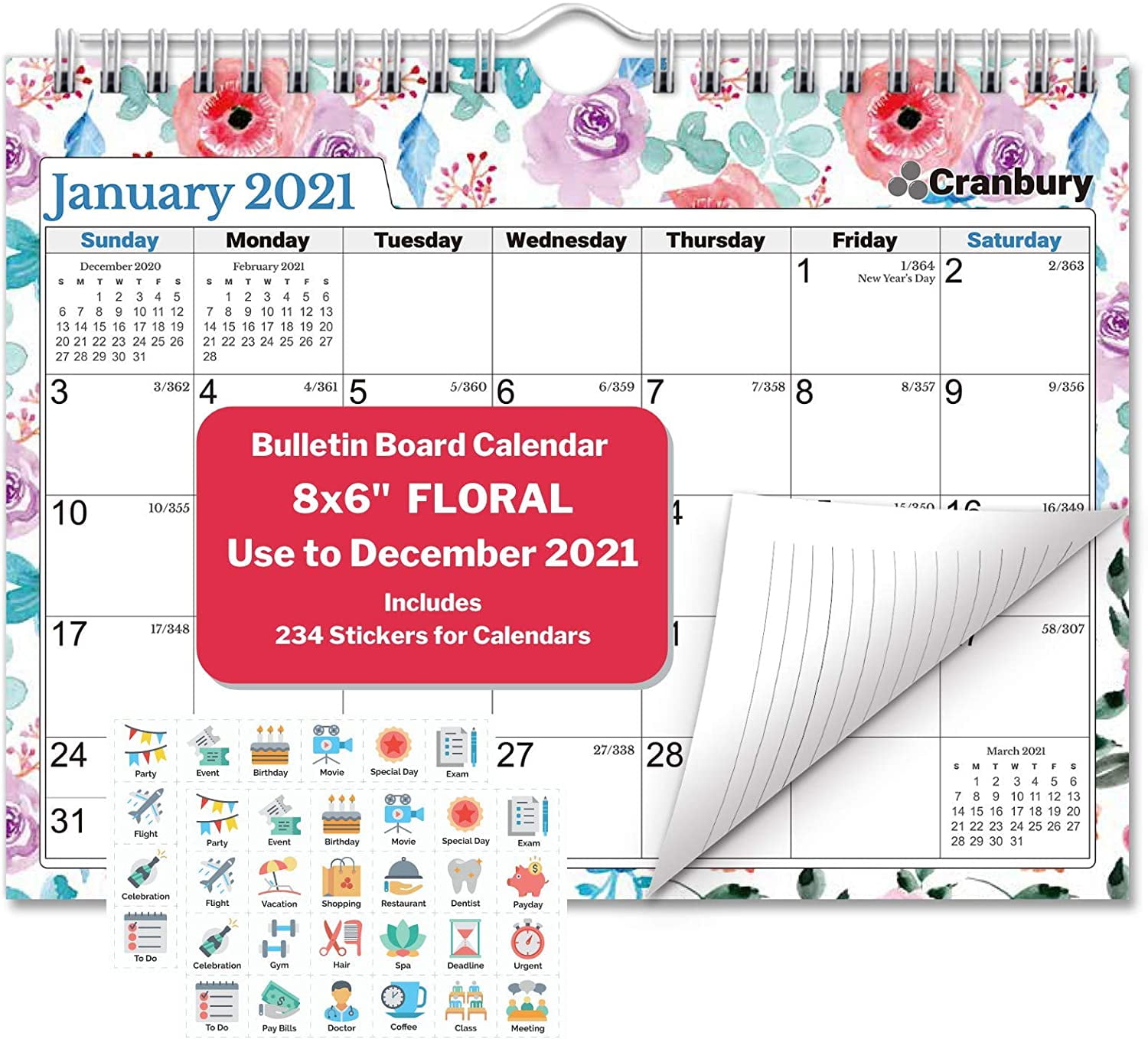 2021 mini calendar - festdop