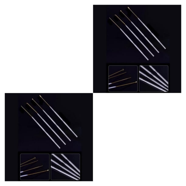 maskred 4 Pieces Stainless Steel Copper Ear Earwax Wax Pick Set Ear ...