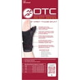 OTC Select Series 8" Wrist - Thumb Splint, Left Hand, Left Hand, Black ...