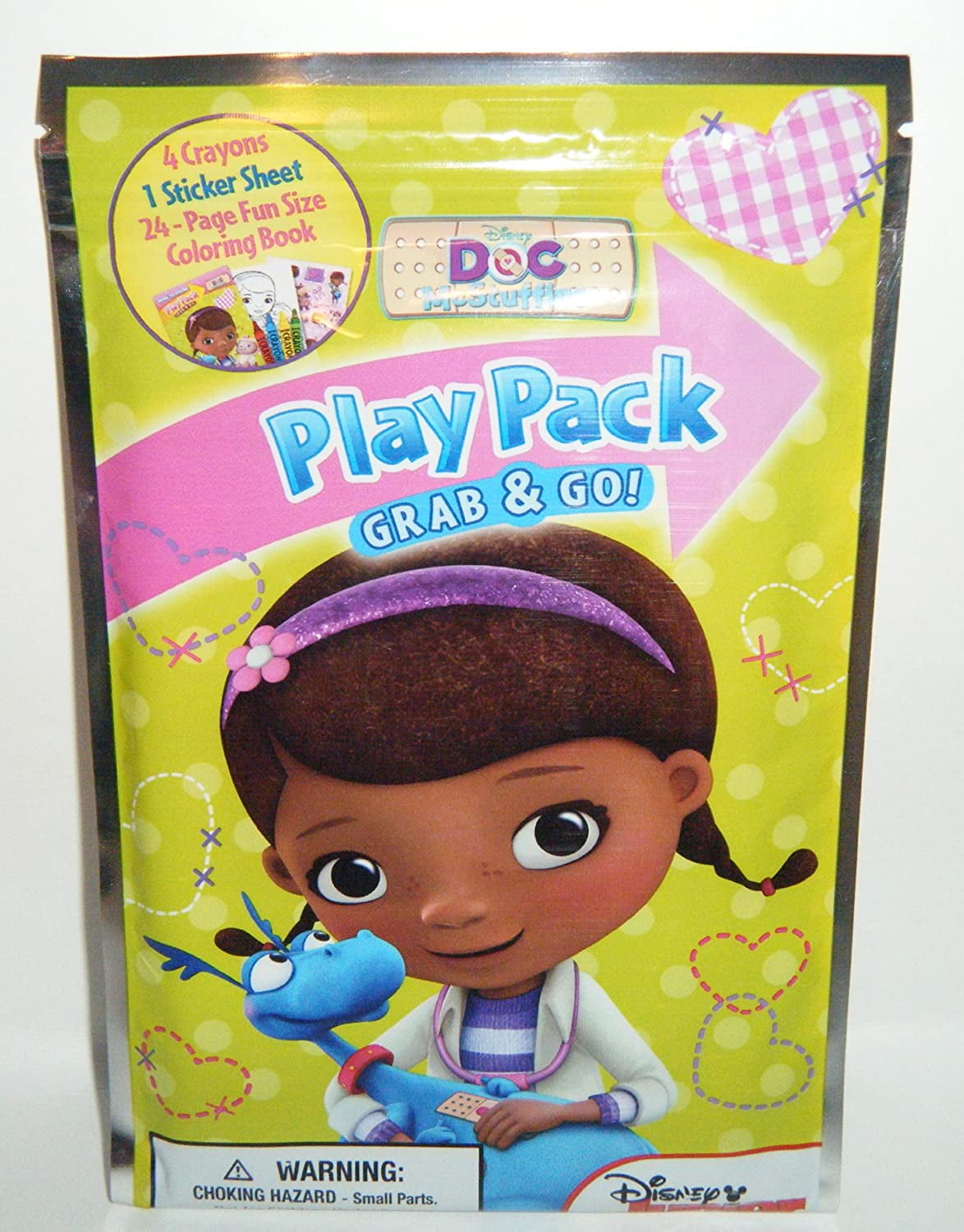 Doc McStuffins Play Pack Grab and Go - Varied Designs - Walmart.com