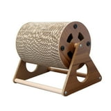 Cat Scratcher Cat Toy with Solid Wood Stand Exercise Scratch Post Wear ...