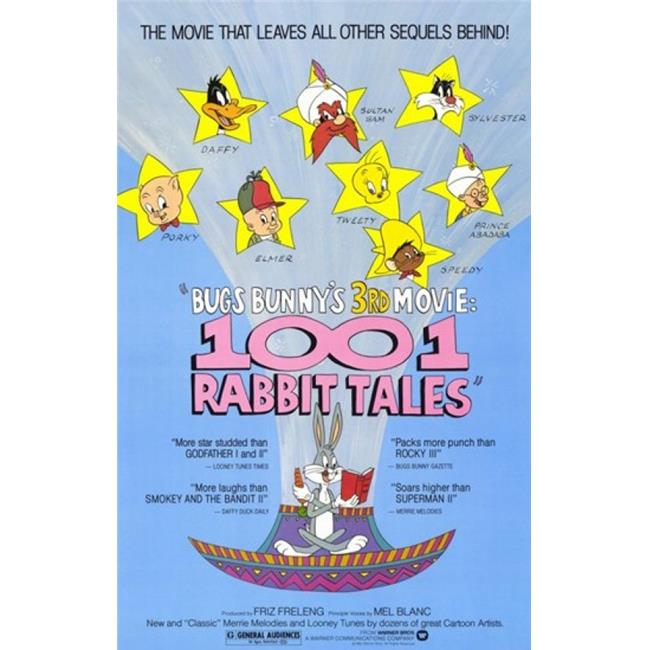 Posterazzi MOV247589 Bugs Bunnys 1001 Rabbit Tales Movie Poster - 11 x ...