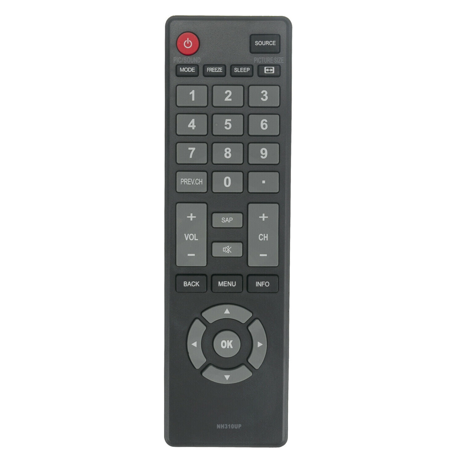 NH310UP Remote for Emerson LCD TV LC391EM4 32ME402V 39MF412 RLC501EM3 ...