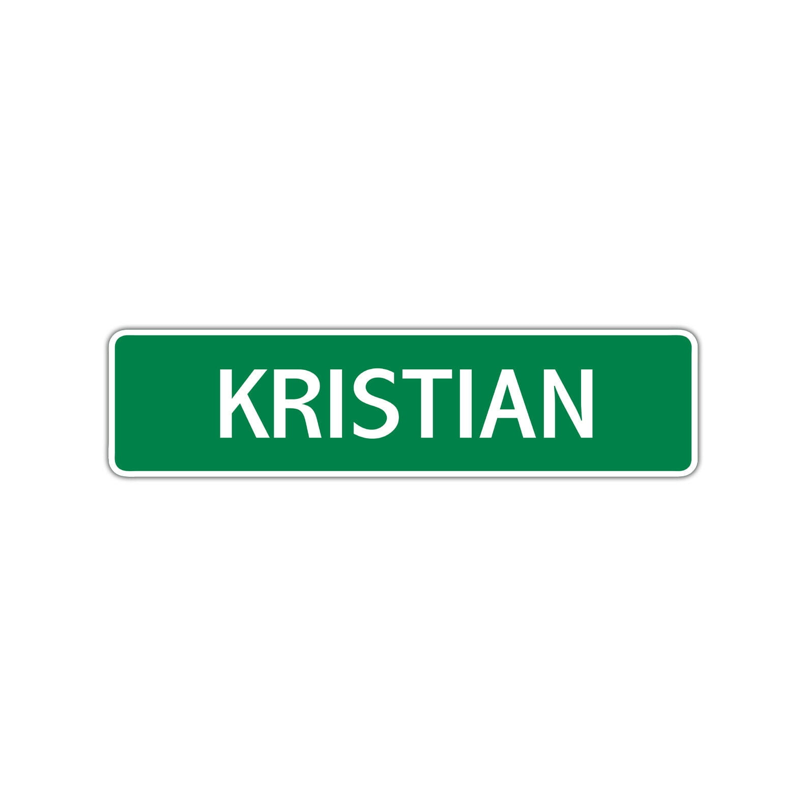 Kristian Boys Children Name Letter Printed Label Indoor Outdoor Unique ...