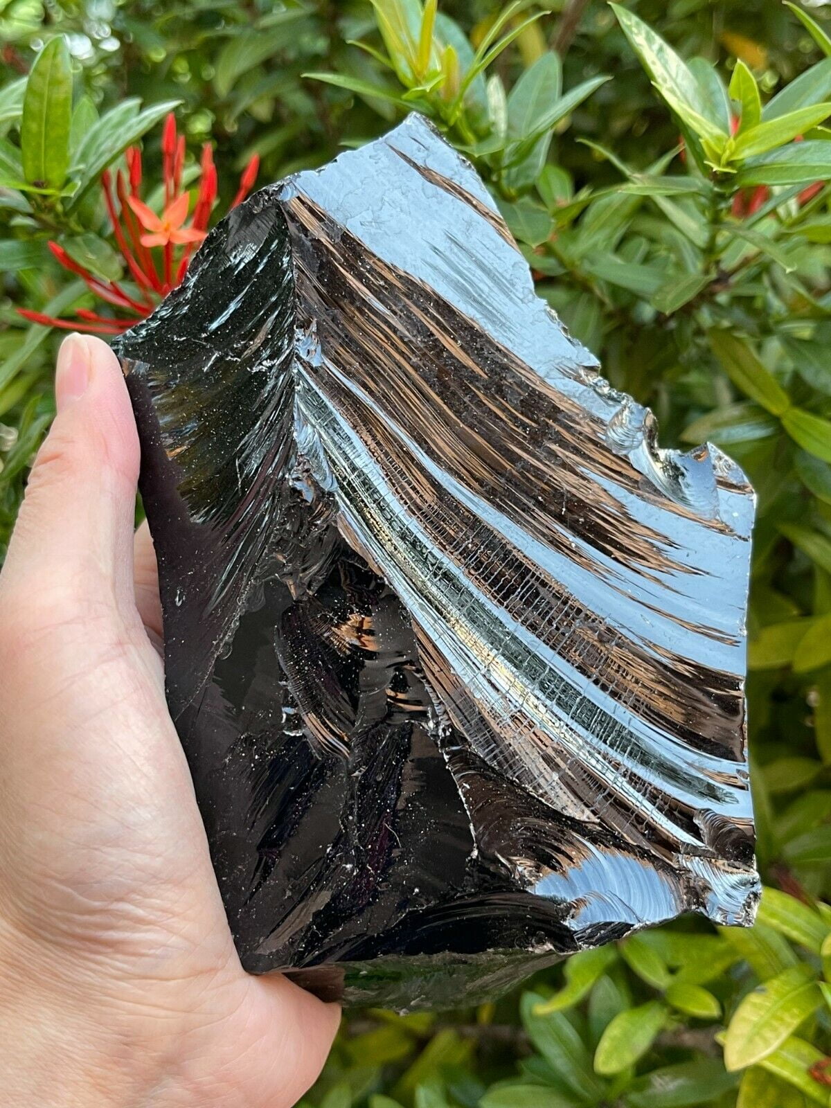 Extra Large Black Obsidian Rough Stones, 3" - 6" Raw Black Obsidian ...