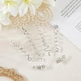 1 Box 6Pcs 3 Styles Snake Hair Cuff Braid Hair Jewelry Silver Metal ...