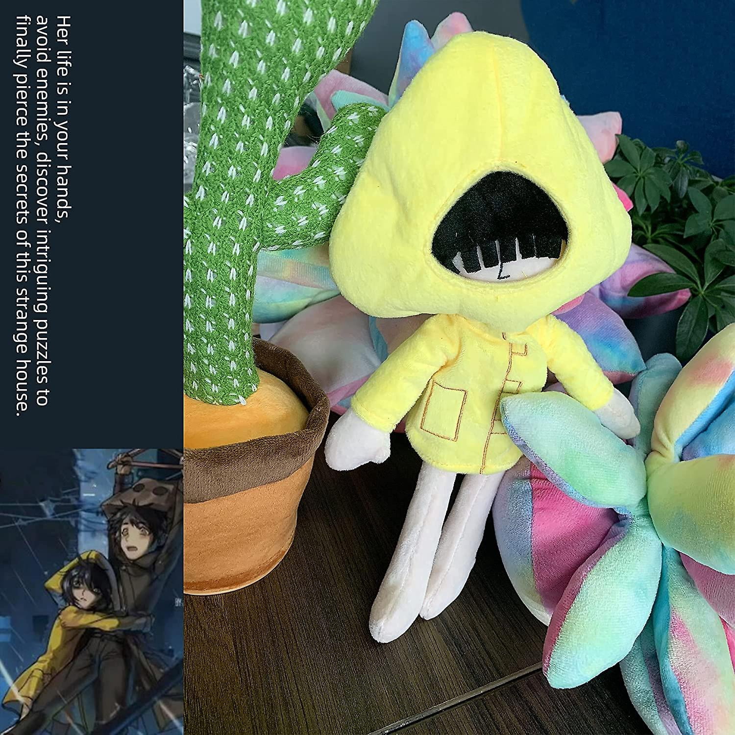 Little Nightmares Plush Six Little Nightmares Mono y Nomes muñeco de ...