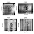 Deodorants Stainless Steel Floor Drain Double Filter Anti Clog Drain ...