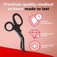 Ever Ready First Aid Autoclavable Titanium Bonded Bandage Shears 7 1/4 ...