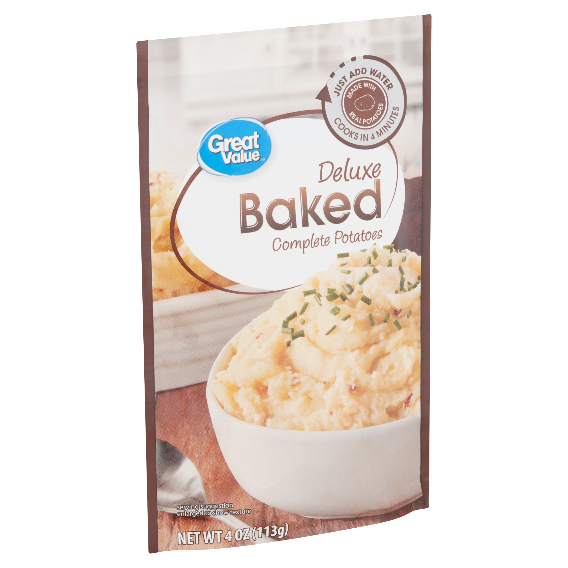 Great Value Deluxe Baked Complete Potatoes, 4 oz - Walmart.com