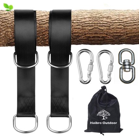 Tree Swing Straps Hanging Kit(5FT)- 2 Pack Hammock Tree Straps Heavy ...