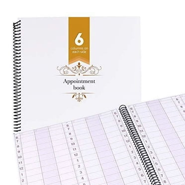 BURMAX Salon Beauty Hair DL Pro 2 Column Appointment Book BK-DLC202 ...