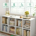 8-Cube Bookshelf, 11"Display Storage System, Cube Storage Organizer W/8 ...