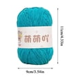 Crochet Cotton Yarn 4.33x3.54in Lightweight Thread for Amigurumi ...